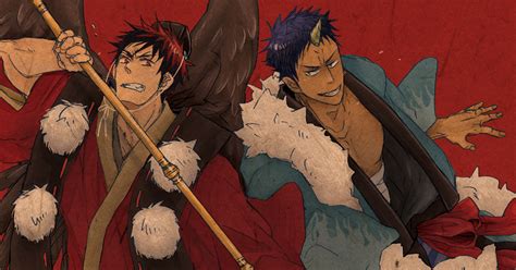 黒子のバスケ 【インテdcr関西22新刊】青鬼×天狗な妖怪パロ青火の話 スケキヨのマンガ 漫画 腐向け 青峰大輝 Pixiv
