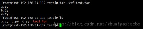linux 常用基本命令 压缩 解压缩 tar 写出如下命令的功能。tar xvf test tar bz2 csdn博客