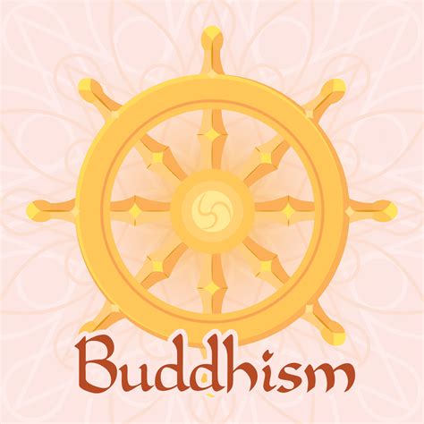 Isolated Ship Wheel Buddhism Symbol Concept Vector 28153786 Vector Art
