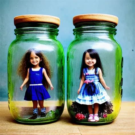 Dopamine Girl Naked Full Body Beautiful Smiling Girls Inside Jar PlVOeo NGby