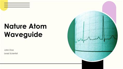 Nature Atom Waveguide PPT Slides ACP PPT PowerPoint