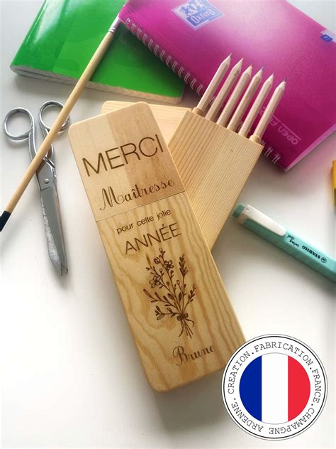 Boite crayon couleur personnalisé La Fabrique Rémoise