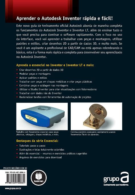 Autodesk Inventor e Inventor LT Essencial Série Guia de