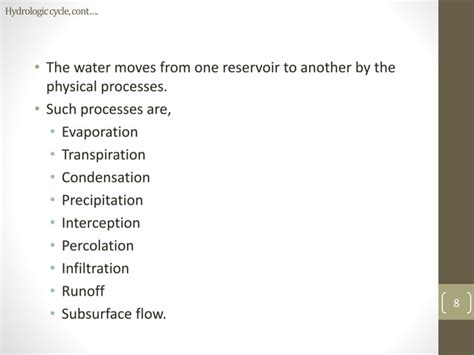 Hydrologic Cycle Ppt
