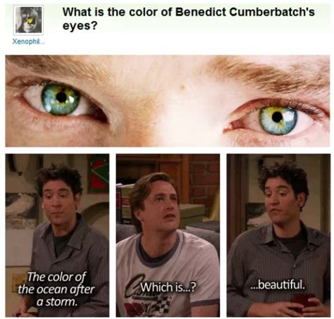 What Colour Are Benedict Cumberbatchs Eyes