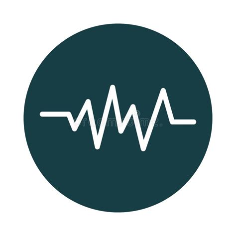 Frequency Sound Wave Music Equalizer Flat Vector Icon Stock Vector