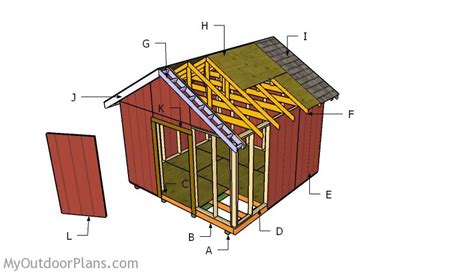 Large Shed Roof Plans Myoutdoorplans