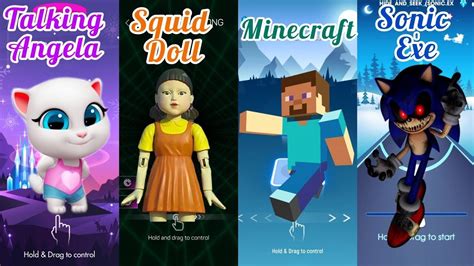 Adventurous Mashup Talking Angela Squid Doll Minecraft Sonic Exe