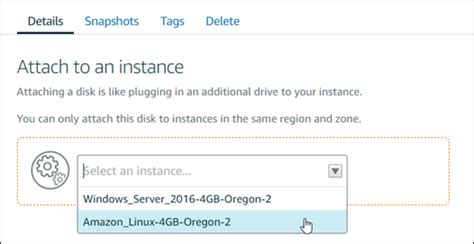 Create A Snapshot Of A Root Volume For A Lightsail Instance Amazon