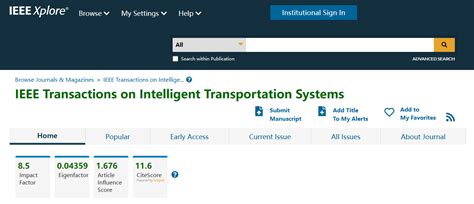 Ieee Transactions On Intelligent Transportation Systems T Its 投稿记录，欢迎