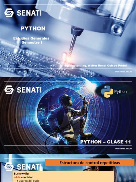 Senati Python Clase 11 2 2 Descargar Gratis Pdf Python
