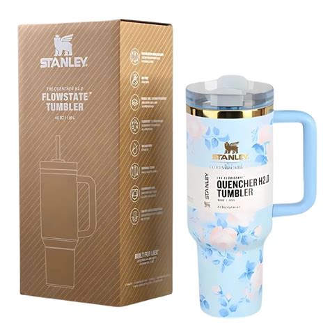 ماگ اورجینال استنلی طرح گل کالکشن Valentine گنجایش 40oz کد M184