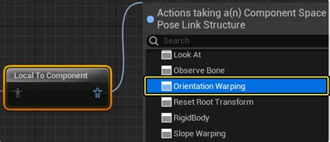 Pose Warping In Unreal Engine Unreal Engine 56 Documentation Epic Developer Community