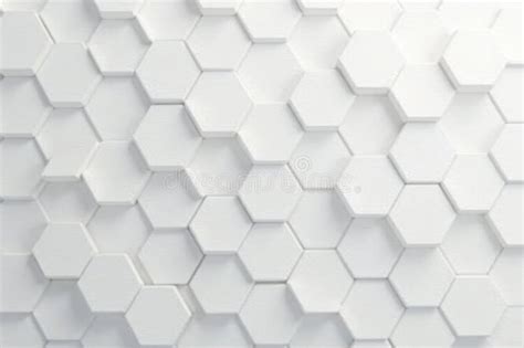 White Hexagonal Grid Abstract Seamless Backdrop Minimal Tile Stock Illustration White Hexagonal Grid Abstract Seamless Backdrop Minimal Tile Stock Illustration