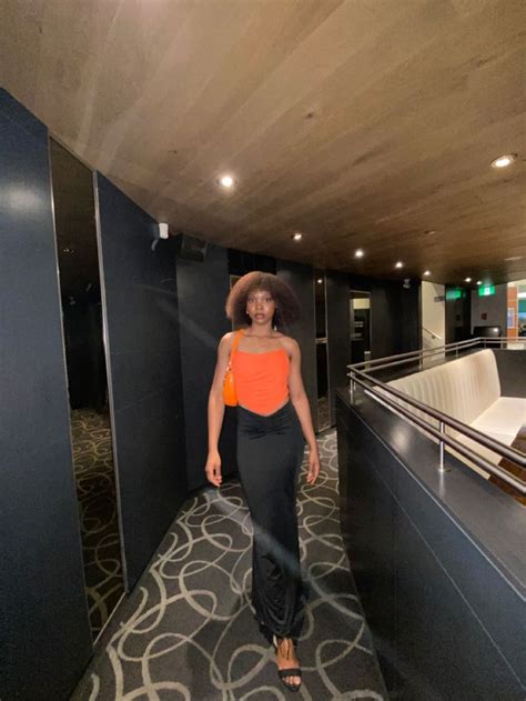 Black Skirt Corset Top Orange Top Outfit Black Skirt Long Corset