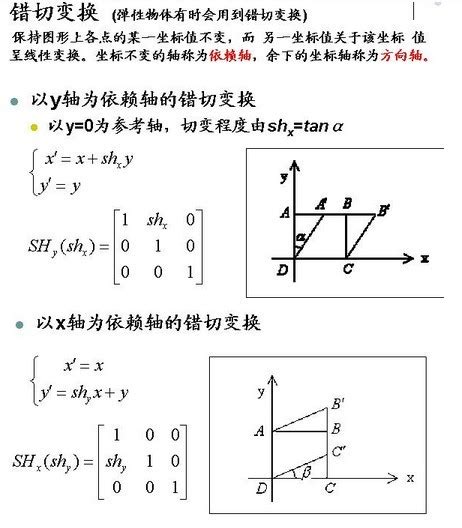 二维与三维错切变换详解 Csdn博客