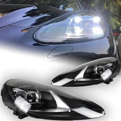 Sjc Auto Parts Lights Headlights For Porsche Cayenne 2011 2017 Upgrade 2024 New Modified