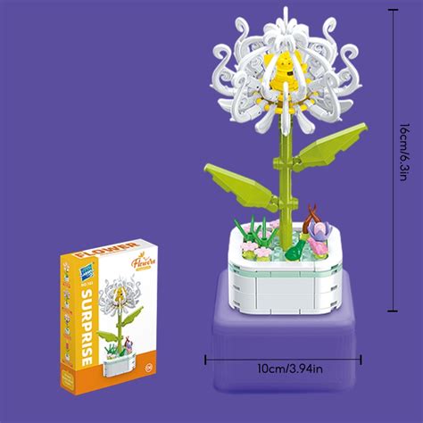 Assembling Building Blocks Combination Building Blocks Flower