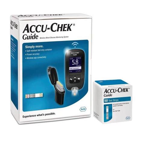 Συσκευή μέτρησης σακχάρου Accu Chek Guide της Roche Medica100