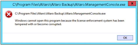 Windows Cannot Open This Program Because The License Enforcement System On Windows Storage
