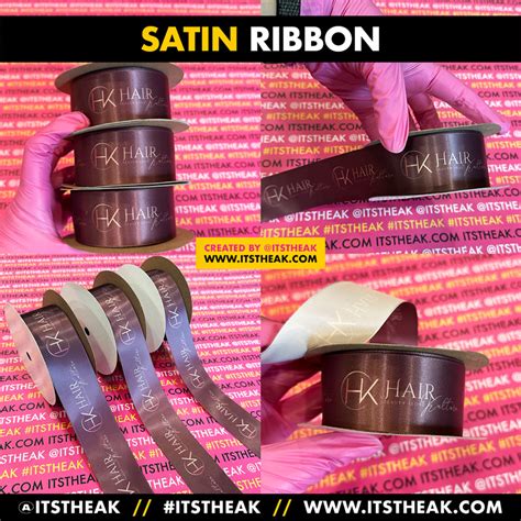 Custom Satin Ribbon Designed And Printed Exclusively For You