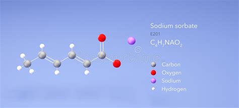 Sorbate Molecule Stock Illustrations 43 Sorbate Molecule Stock