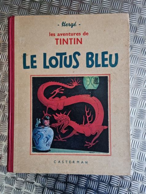 Tintin T5 Le Lotus Bleu A9 C Nandb 1939 Catawiki