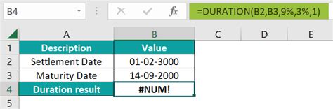 Duration Excel Function Formula Example How To Use