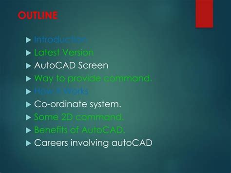 Autocad Presentation Pdf Technology And Computing