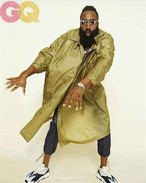 Nba Baller James Harden Pops With Color In New Shoot Photos Thejasminebrand