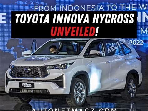 New Toyota Innova Hycross Unveiled Motoroctane