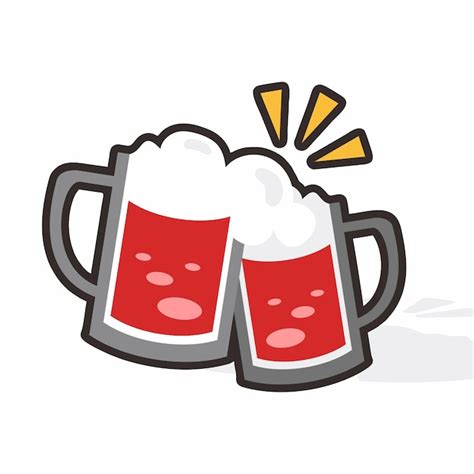 Una Jarra De Cerveza Con Una Cerveza Roja Y La Palabra Cerveza En La