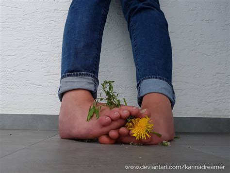 Karinas Feet Feet And Flowers By Karinadreamer On Deviantart