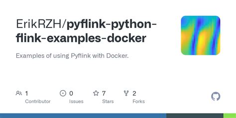 Github Erikrzhpyflink Python Flink Examples Docker Examples Of