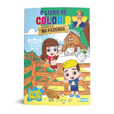 Livro O Livro De Colorir Luccas E Gi Na Fazenda