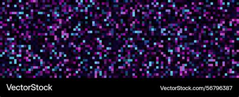 Abstract Pixel Bitmap Pattern With Random Color Vector Image