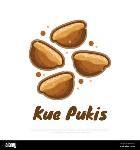 Illustration Of Kue Pukis Indonesian Traditional Cake Stock Vector