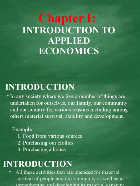 Lesson 1 Part 1 New Pdf Economics Resource