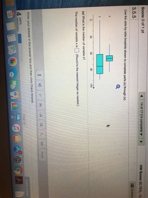Solved Use The Side By Side Boxplots Shown To Complete Parts