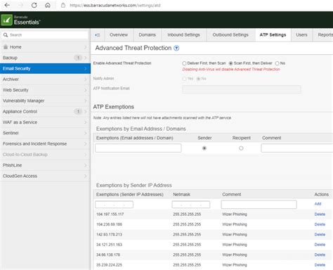 How To Whitelist By IP Address In Barracuda