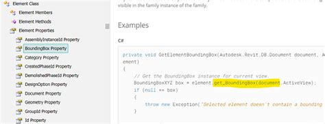 where is get boundingbox none revit dynamo