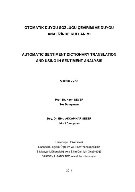 pdf automatic sentiment dictionary translation and using in sentiment