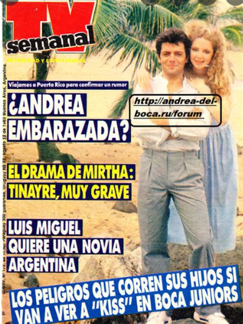 Revelan Que Andrea Del Boca Tiene Una Hija Ucraniana No Reconocida