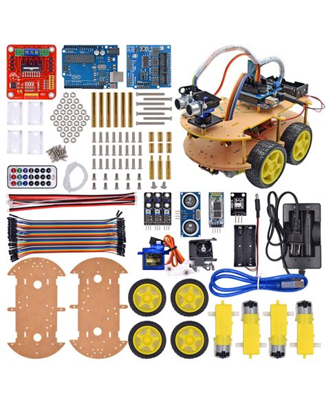 4 Wheels Elegoo Project Smart Robot Car Kit V 30 R3