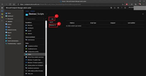 get office add ins plugins from infrastructure using intune and