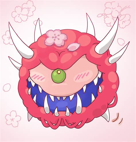 Cacodemon Doom Drawn By Kurashiki Nanka Danbooru
