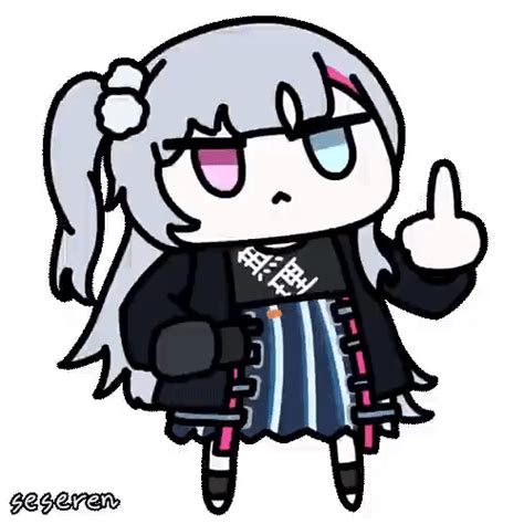 Safebooru 1girl Animated  Girls Frontline Heterochromia Long Hair