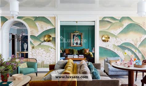 طراحی دیوار پذیرایی با گروه معماری لوکس سازه