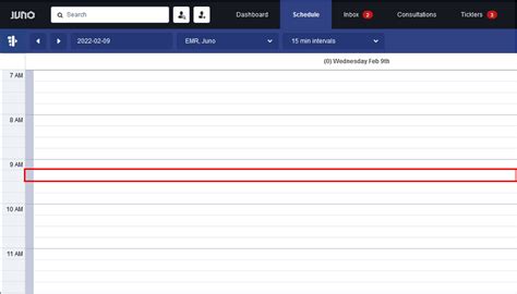 Creating Appointments In The Juno Ui Juno Emr Support Portal