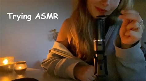 Trying Asmr For The First Time Youtube